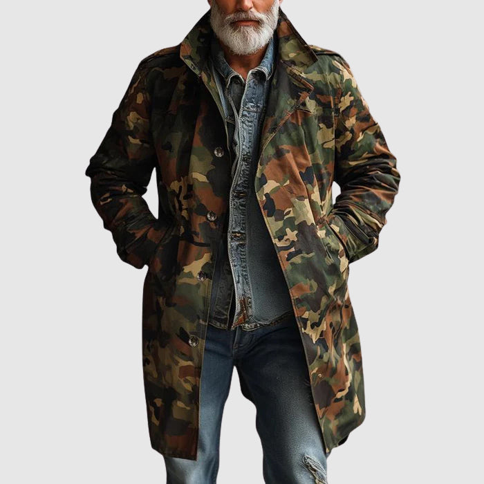 Dan Anthony Camouflage Trench Coat – Beverlybased