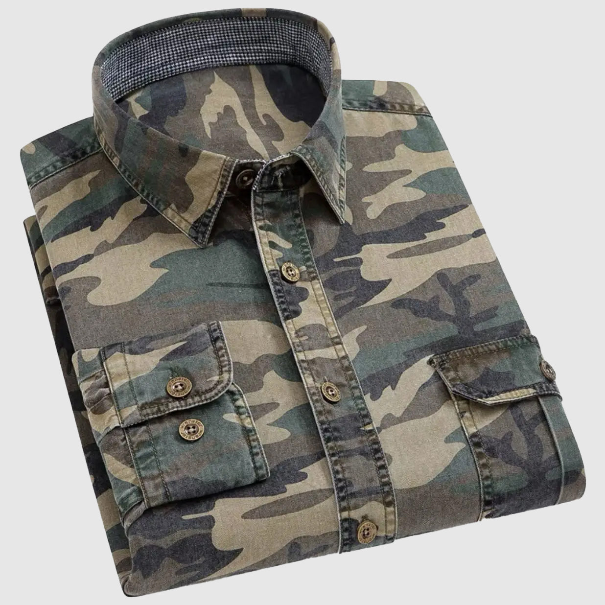 Insignia Camouflage Long Sleeve Shirt – Beverlybased
