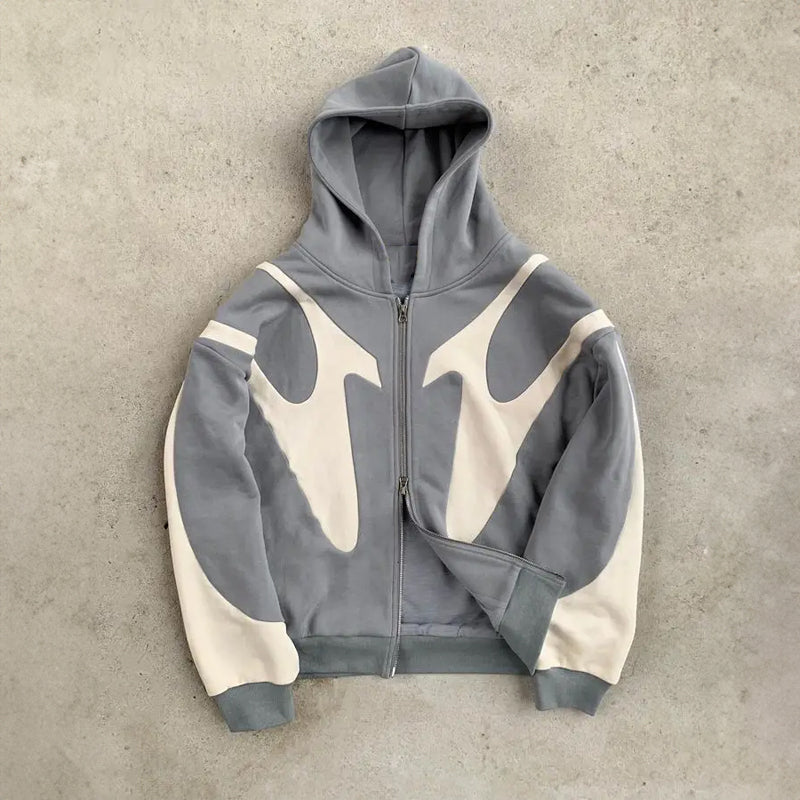 Jason Acadia Retro Patchwork Hoodie – Beverlybased